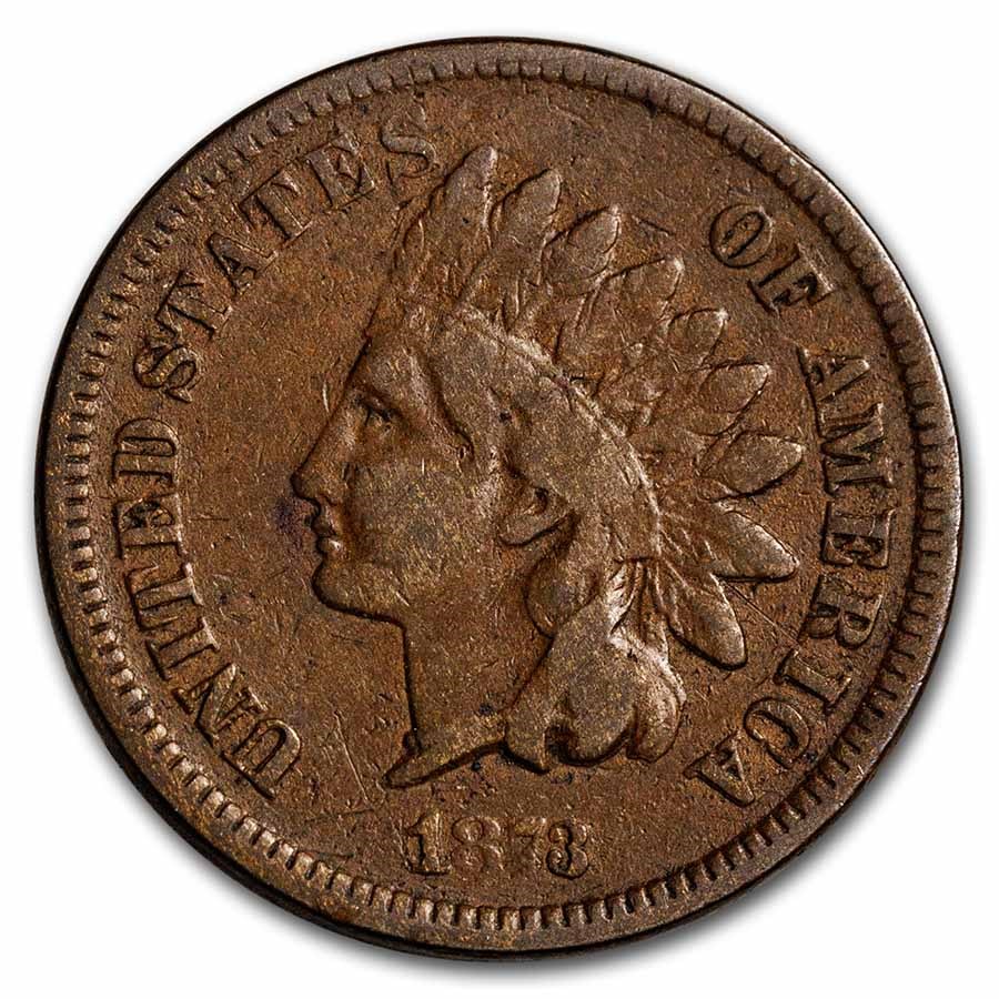 Buy 1873 Indian Head Cent Closed 3 Fine | APMEX