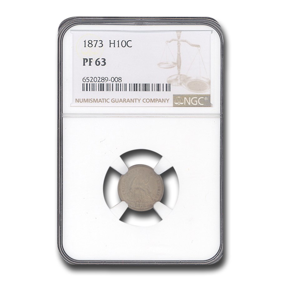 Buy 1873 Liberty Seated Half Dime PF-63 NGC | APMEX