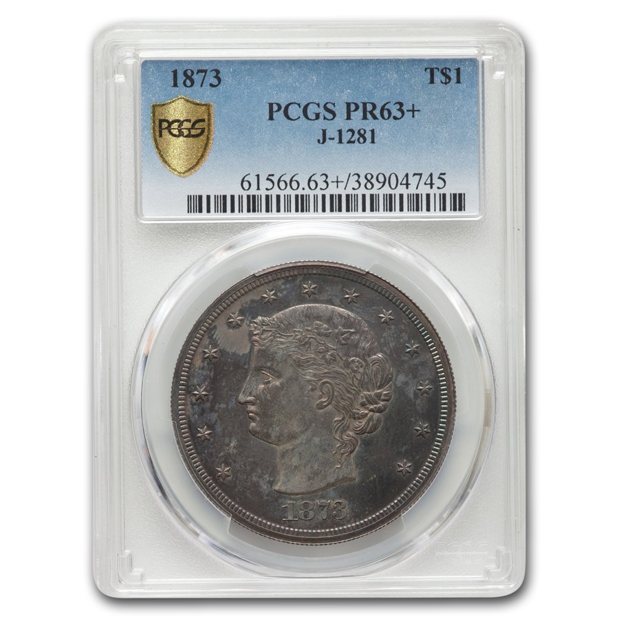 Buy 1873 Trade Dollar Pattern PR-63+ PCGS (Judd-1281) | APMEX