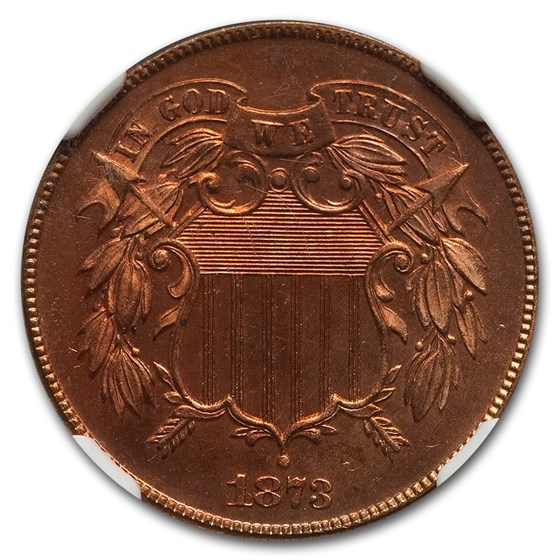Buy 1873 Two Cent Piece PF-66 NGC (Red, Closed 3) | APMEX