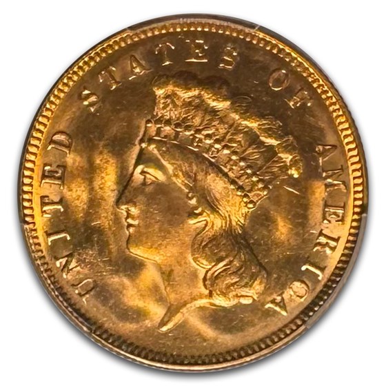 Buy 1874 $3 Gold Princess Coin MS-66 PCGS | APMEX