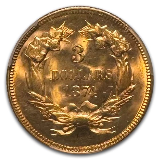 Buy 1874 $3 Gold Princess Coin MS-66 PCGS | APMEX