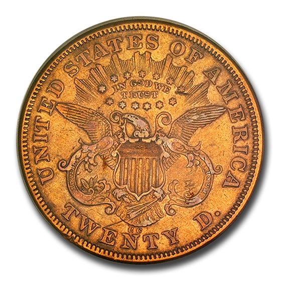 Buy 1874-CC $20 Liberty Gold Double Eagle VF-30 PCGS | APMEX