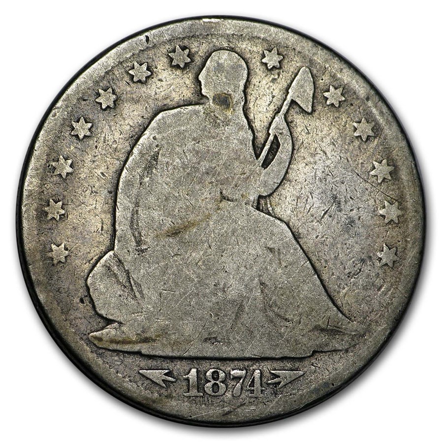 Buy 1874-CC Liberty Seated Half Dollar Good | APMEX