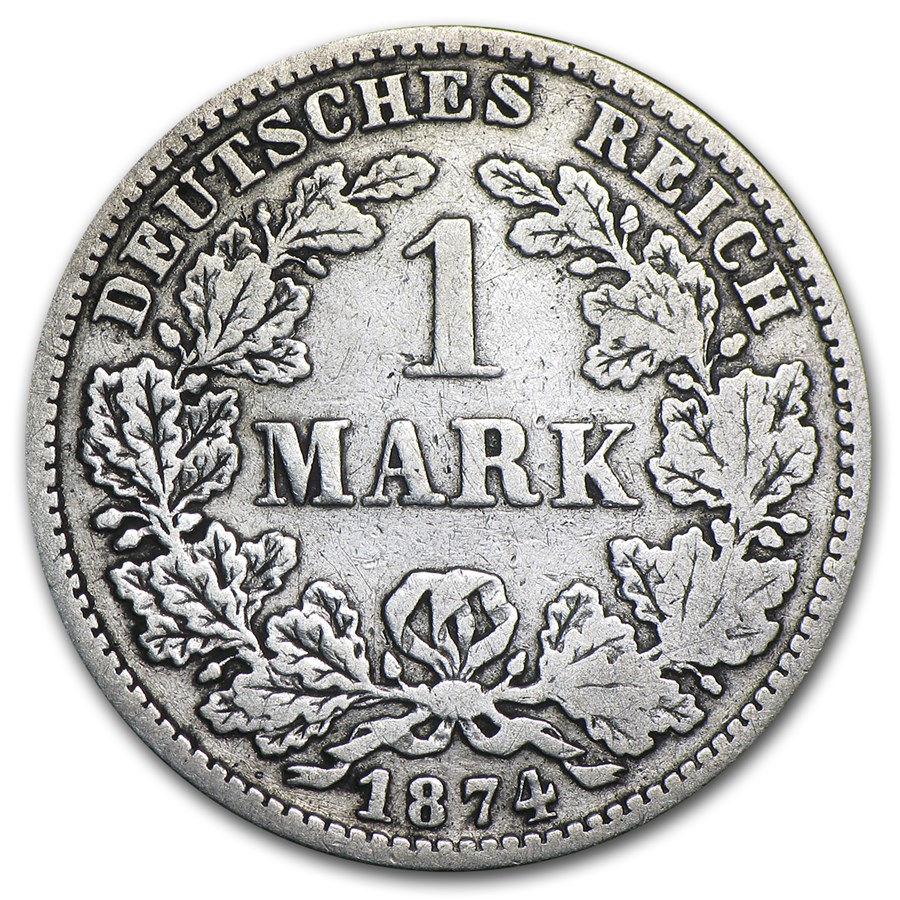 Buy 1874-E Germany Silver Mark VF | APMEX
