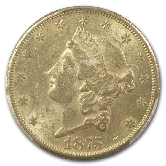 Buy 1875-CC $20 Liberty Gold Double Eagle MS-60 PCGS | APMEX