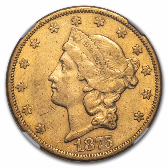 Buy 1875-CC $20 Liberty Gold Double Eagle XF-45 NGC | APMEX