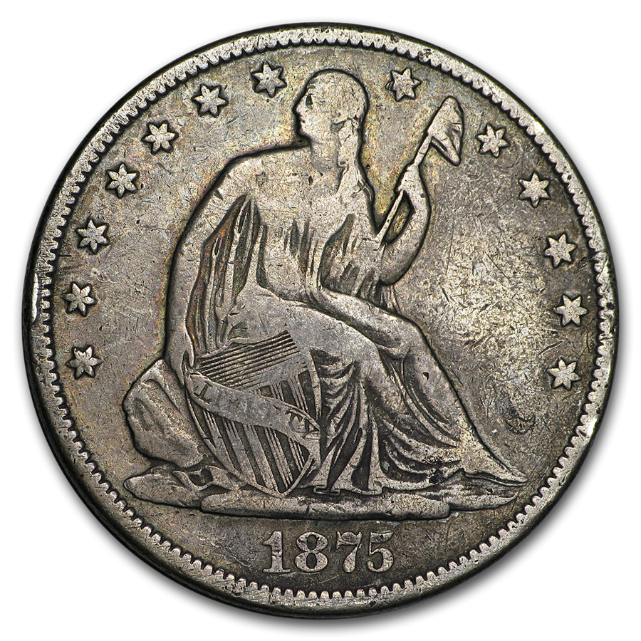 Buy 1875-CC Liberty Seated Half Dollar Fine | APMEX