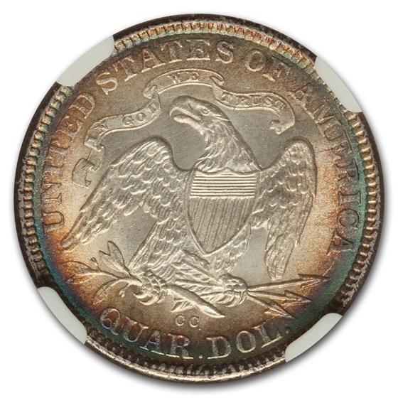 Buy 1875-CC Liberty Seated Quarter MS-66 NGC | APMEX