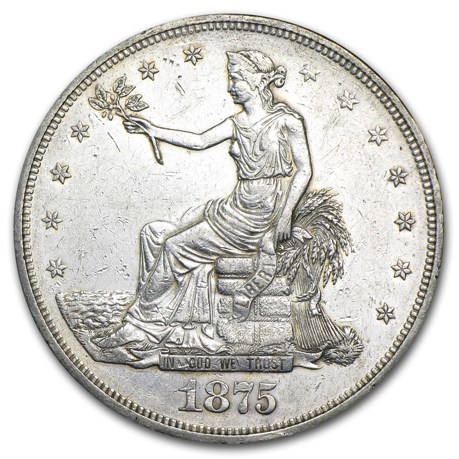 Buy 1875-CC Trade Dollar AU-58 | APMEX