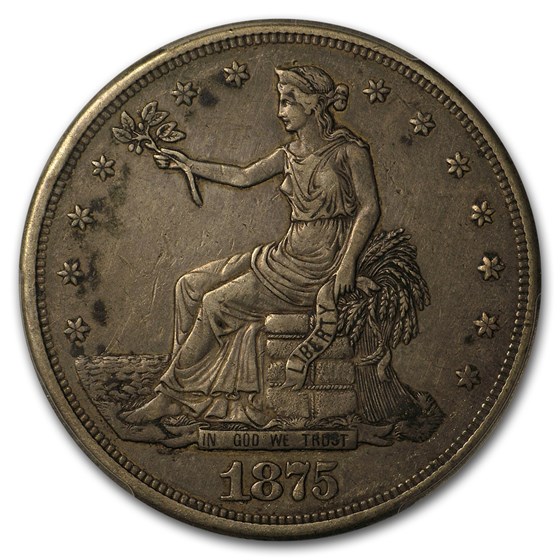 Buy 1875-CC Trade Dollar XF-45 PCGS | APMEX