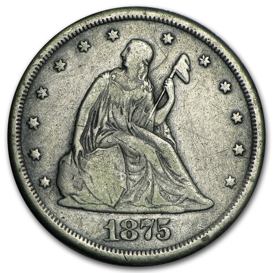 Buy 1875-CC Twenty Cent Piece Fine | APMEX