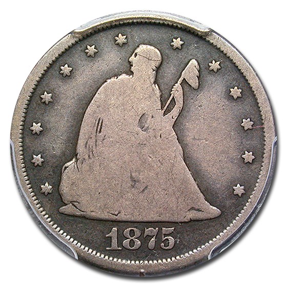 Buy 1875-CC Twenty Cent Piece Good-6 PCGS | APMEX
