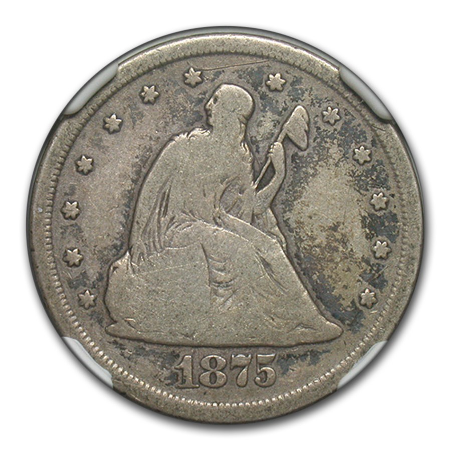 Buy 1875-CC Twenty Cent Piece VG-8 NGC | APMEX