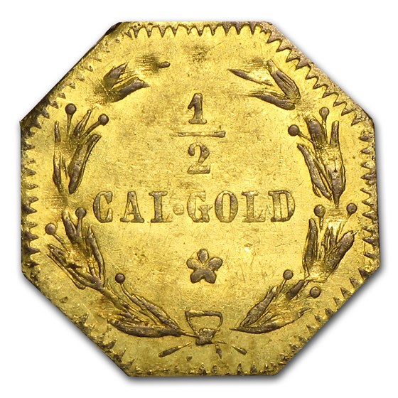 Buy 1875 Indian Octagonal Gold Token AU-58 | APMEX