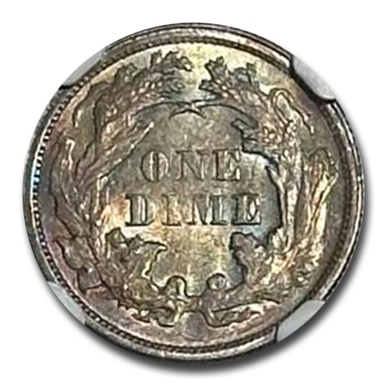 Buy 1875 Liberty Seated Dime MS-64 NGC | APMEX
