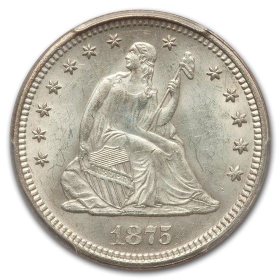 Buy 1875 Liberty Seated Quarter MS-63 PCGS | APMEX