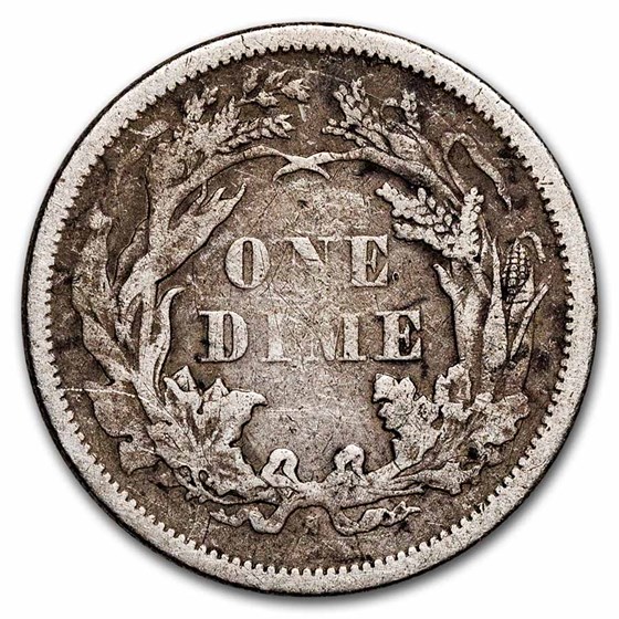 Buy 1875-S Liberty Seated Dime S Below Bow XF | APMEX