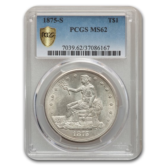 Buy 1875-S Trade Dollar MS-62 PCGS | APMEX
