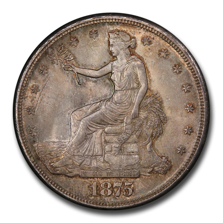 Buy 1875-S Trade Dollar MS-63+ PCGS CAC | APMEX