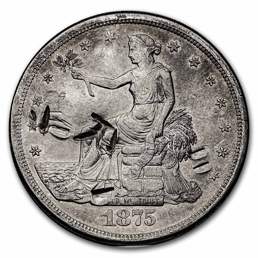 Buy 1875-S Trade Dollar XF (Chopmarks) | APMEX