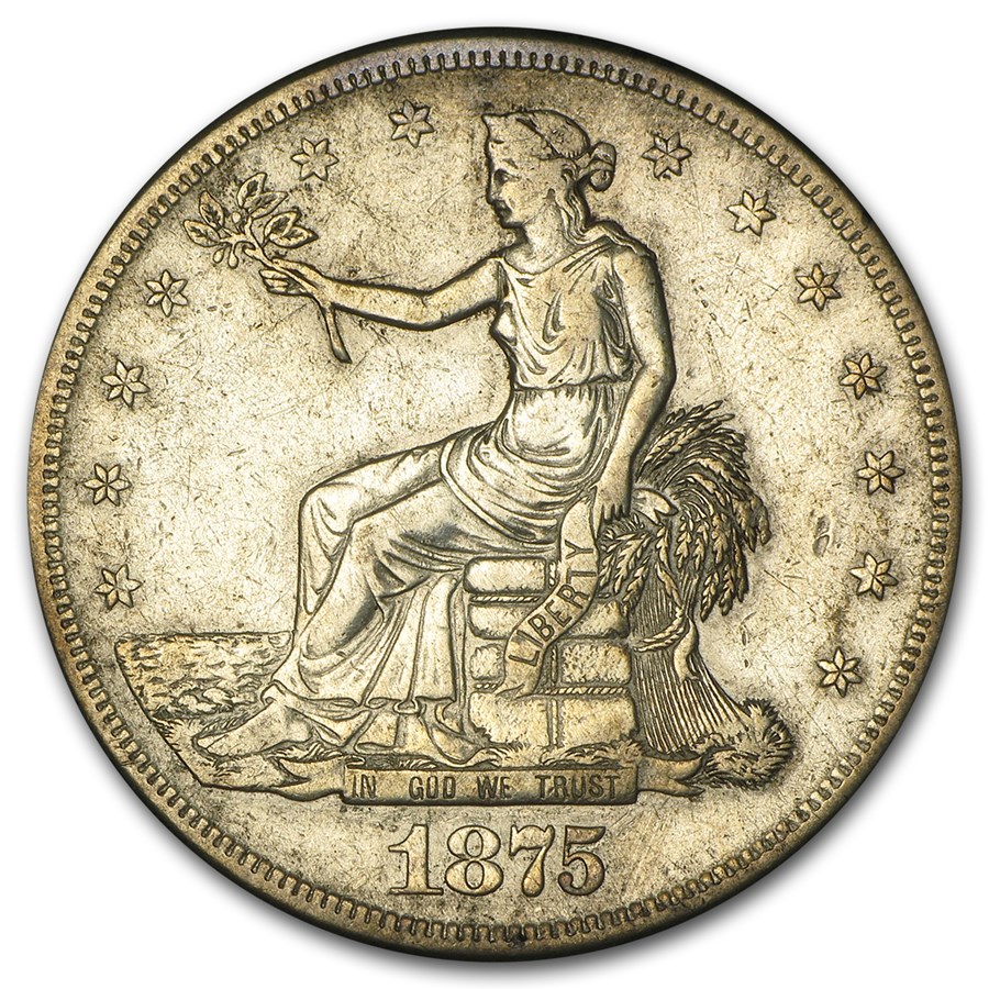 Buy 1875-S Trade Dollar XF Details (Cleaned) | APMEX