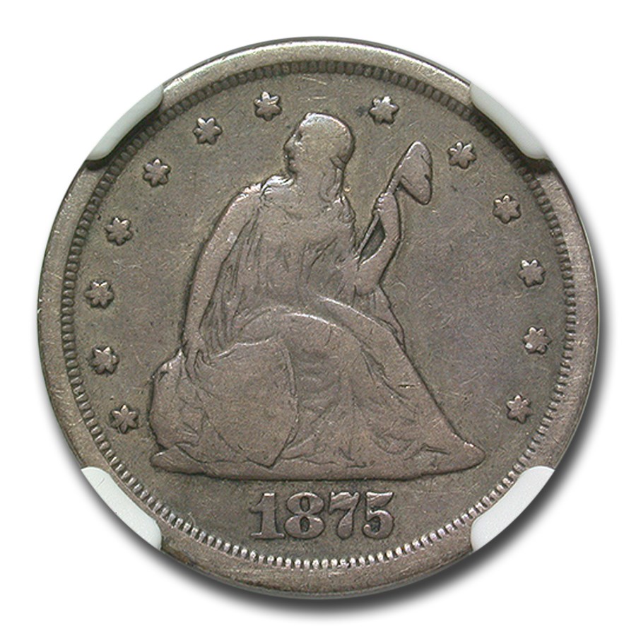 Buy 1875-S Twenty Cent Piece Fine-15 NGC | APMEX