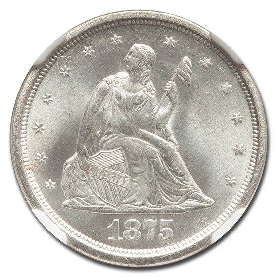 Buy 1875-S Twenty Cent Piece MS-67 NGC | APMEX