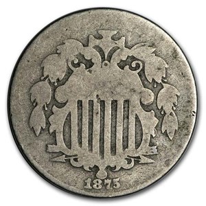 Buy 1875 Shield Nickel AG | APMEX