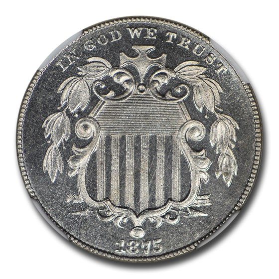 Buy 1875 Shield Nickel PF-65 Cameo NGC | APMEX
