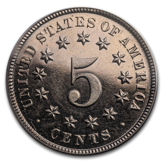 Buy 1875 Shield Nickel PR-65 PCGS (Cameo) | APMEX