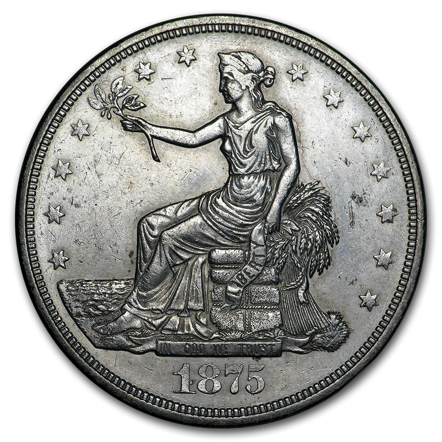1875 Trade Dollar AU Coin For Sale Trade Dollars 1873 1885 1875-trade-dollar-au-coin-for-sale-trade-dollars-1873-1885
