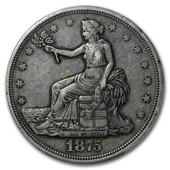 Buy 1875 Trade Dollar VF-30 PCGS | APMEX