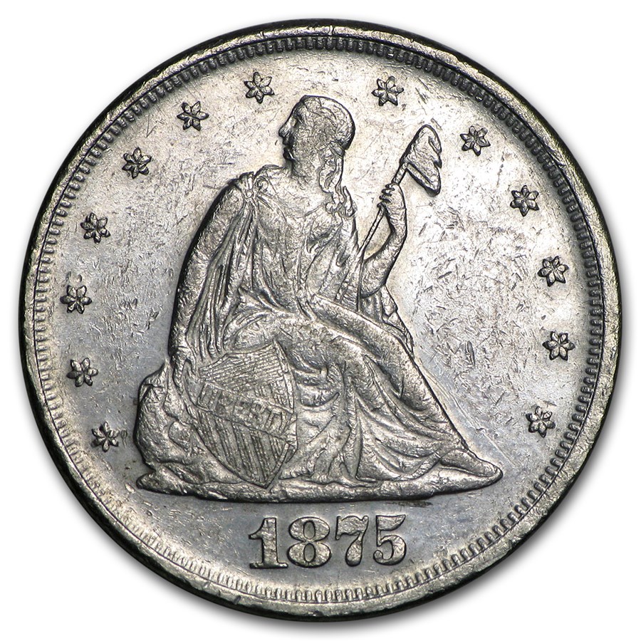 Buy 1875 Twenty Cent Piece AU | APMEX