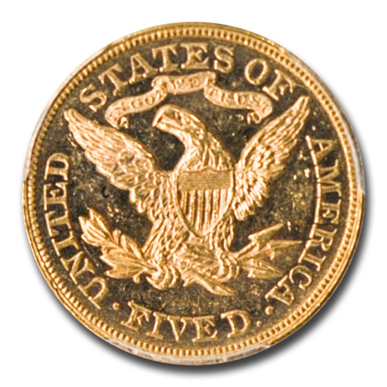 Buy 1876 $5 Liberty Gold Half Eagle MS-62 PCGS | APMEX