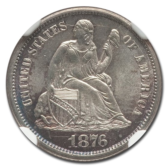 Buy 1876-CC Liberty Seated Dime MS-66+ NGC | APMEX
