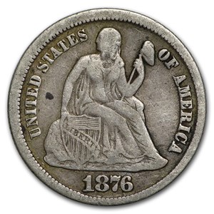 Buy 1876-CC Liberty Seated Dime VF | APMEX