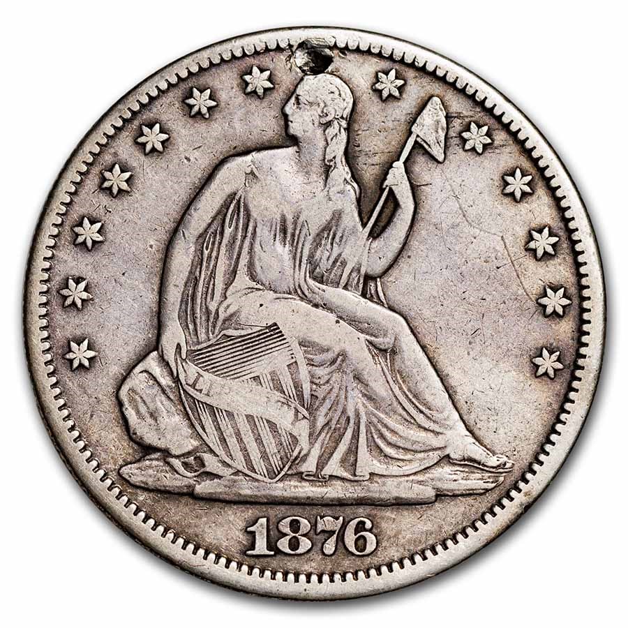 Buy 1876-CC Liberty Seated Half Dollar VF (Details) | APMEX
