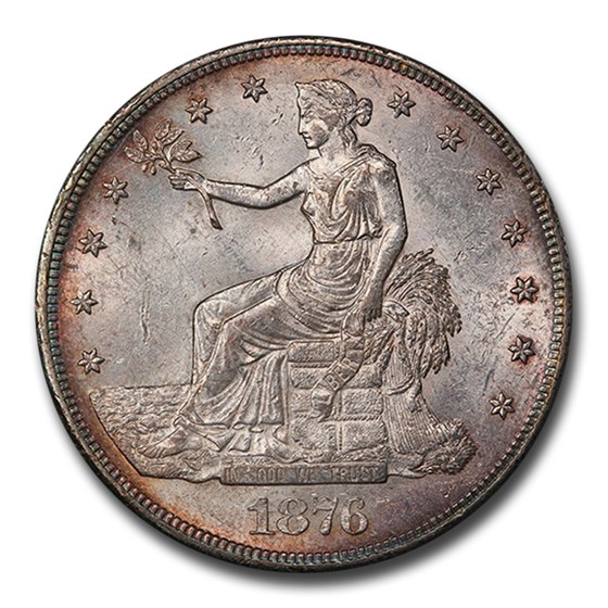 Buy 1876-CC Trade Dollar MS-62 PCGS | APMEX