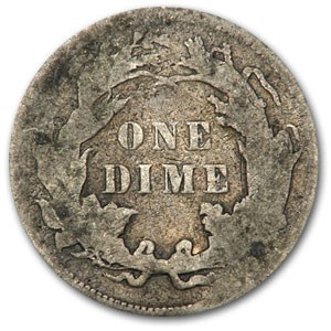 Buy 1876 Liberty Seated Dime VG | APMEX