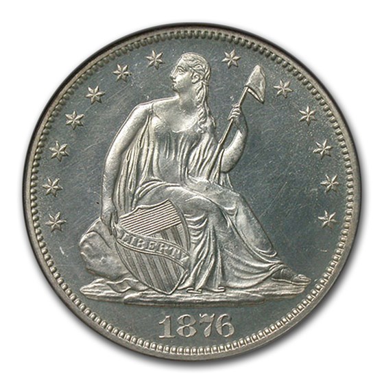 Buy 1876 Liberty Seated Half Dollar PF-62 NGC | APMEX