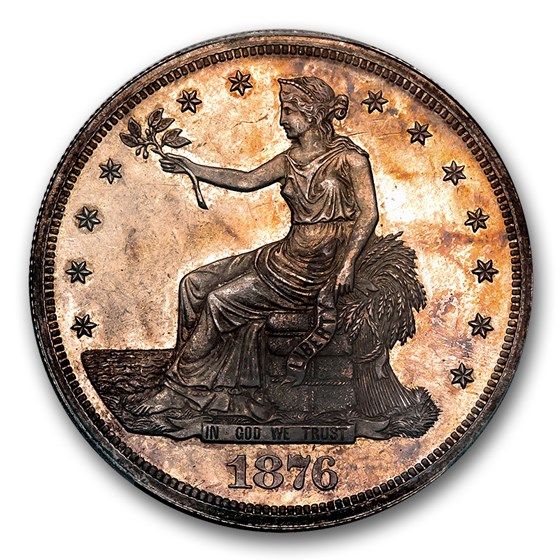 Buy 1876 Proof Trade Dollar PR-63+ PCGS | APMEX