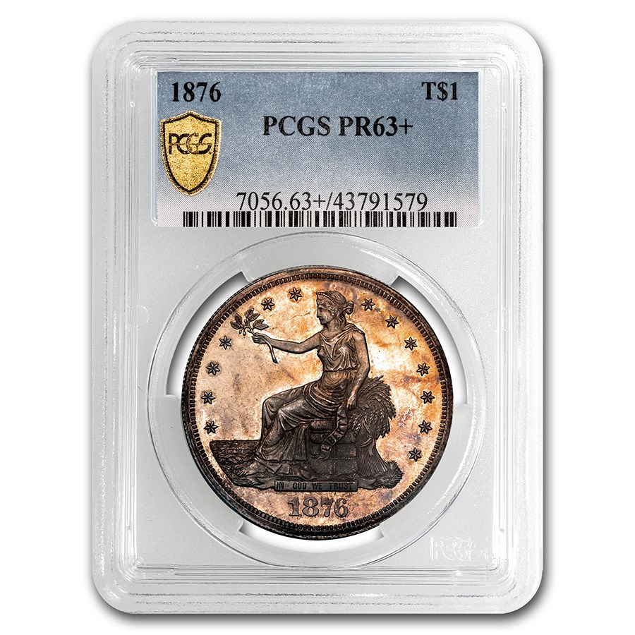 Buy 1876 Proof Trade Dollar PR-63+ PCGS | APMEX