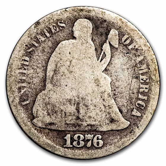 Buy 1876-S Liberty Seated Dime Good | APMEX