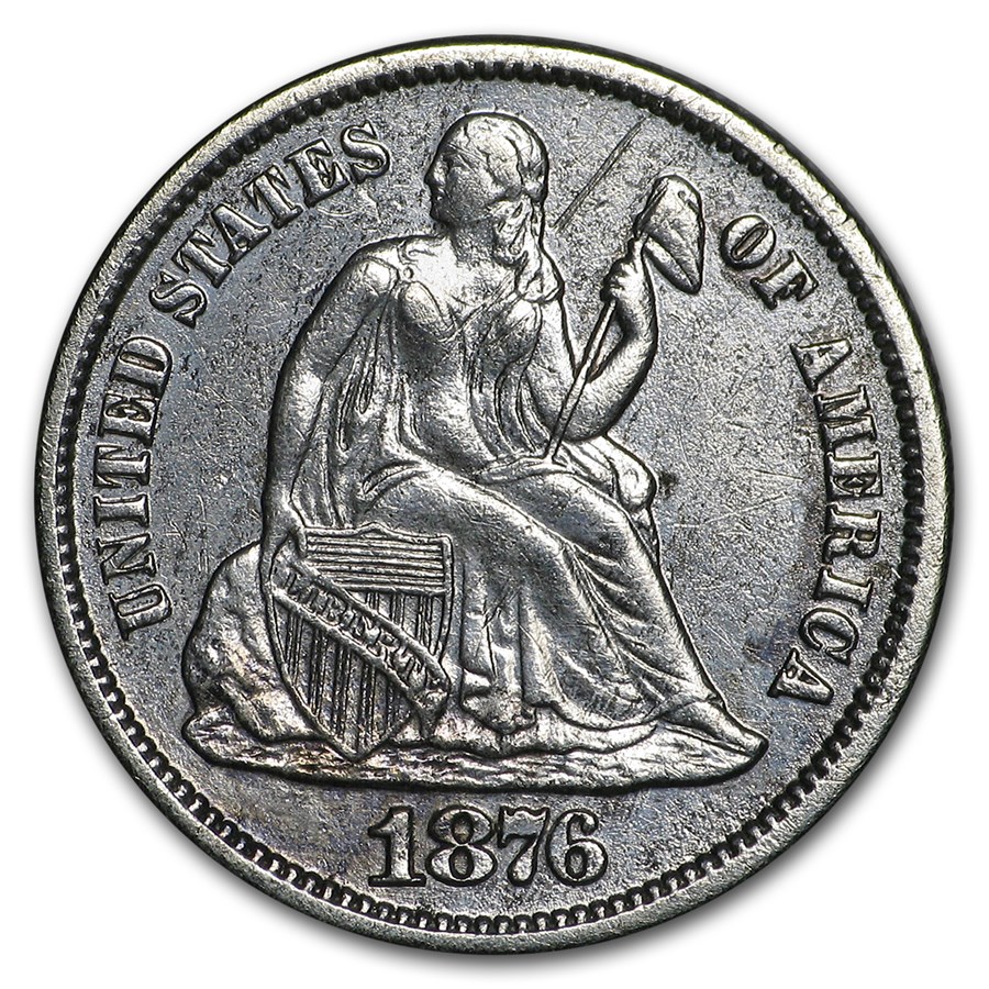 Buy 1876-S Liberty Seated Dime XF (Details) | APMEX