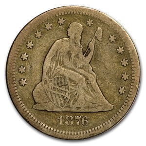 Buy 1876-S Liberty Seated Quarter VG | APMEX