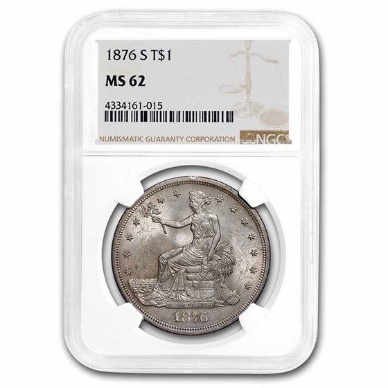 Buy 1876-S Trade Dollar MS-62 NGC | APMEX