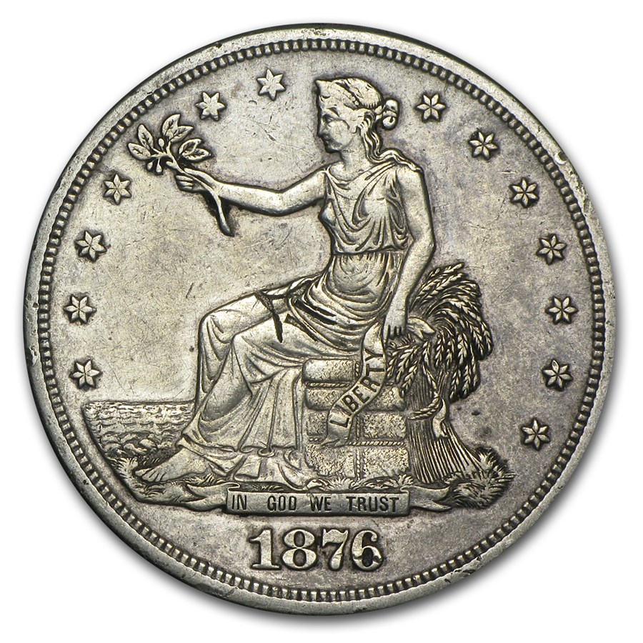 Buy 1876-S Trade Dollar XF (Chop mark) | APMEX