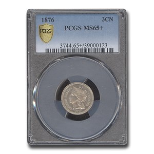 Buy 1876 Three Cent Nickel MS-65+ PCGS | APMEX