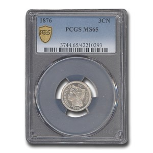 Buy 1876 Three Cent Nickel MS-65 PCGS | APMEX